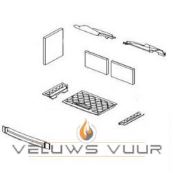 Tekening binnenwerk Dovre 760CB – Veluws Vuur Barneveld